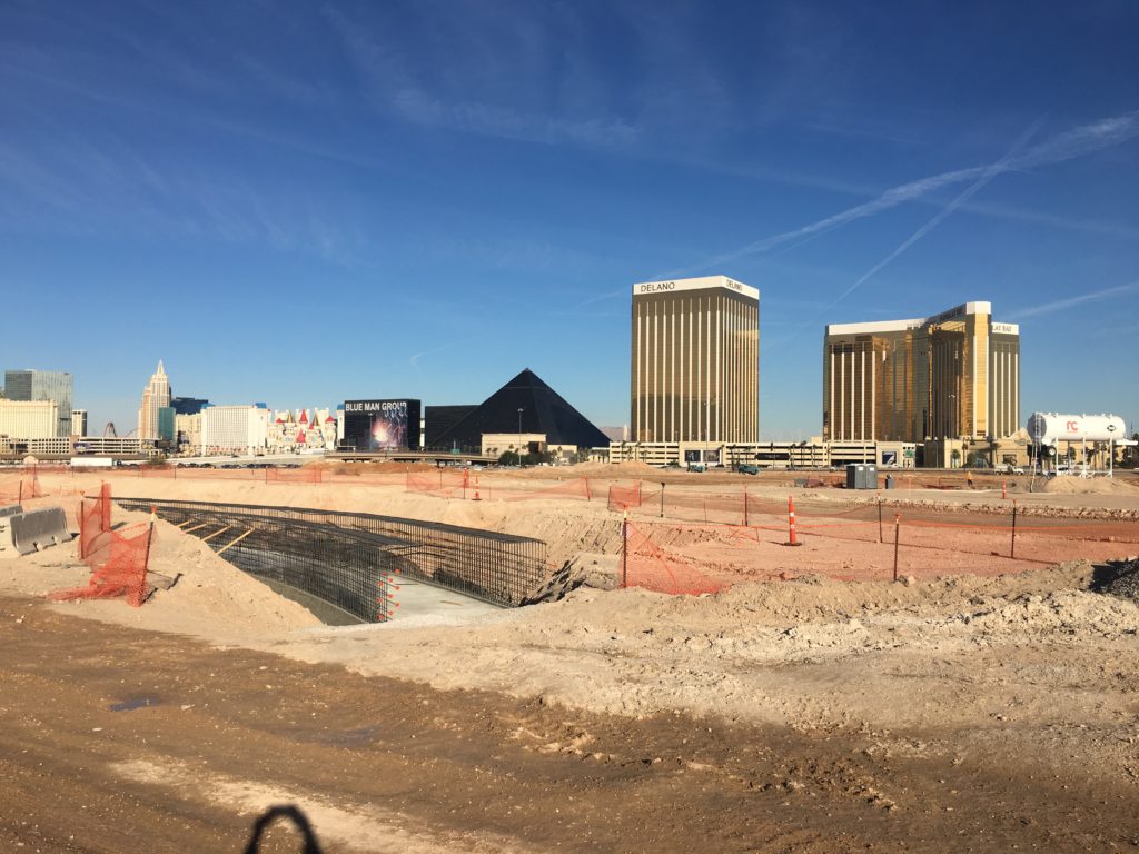 'Fire in the Hole': Crews Blast Away at Raiders Stadium Site To Make ...