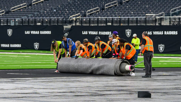 Allegiant Stadium Is A Convert, Changing From UNLV's Artificial Surface ...
