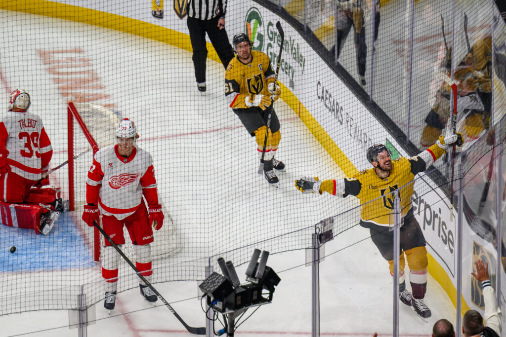 VGK Bounce Back On Detroit: Big Announced Crowd Of 18,348 Watches ...